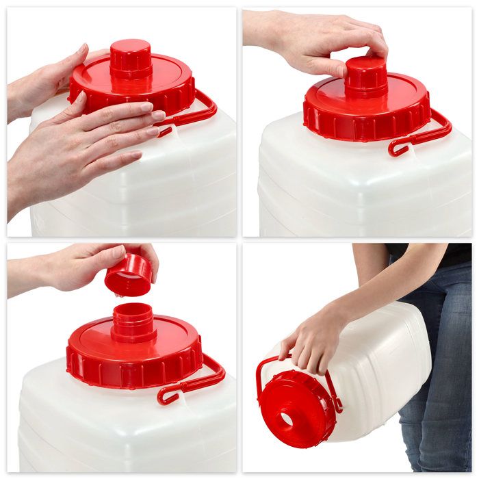 KADAX Baril avec Robinet Bidon Réservoir d'Eau 10L - Cdiscount Bricolage