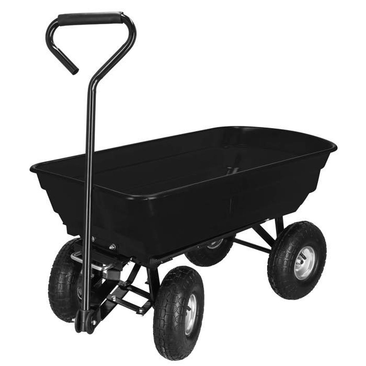 SPRINGOS® Chariot de Jardin à Benne Basculante Charge maximum 250 Kg ...