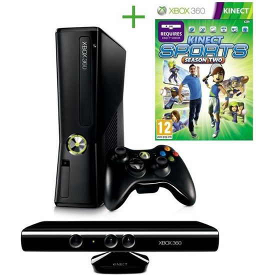 XBOX 360 4 Go KINECT + KINECT SPORTS 2 - Cdiscount Jeux vidéo