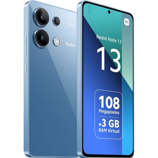 Redmi Note 13 Bleu 6 GO + 128 GO - Cdiscount Téléphonie