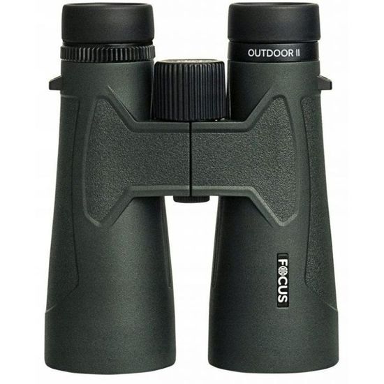 Jumelle - FOCUS OPTICS - Outdoor II - Grossissement 12x - Diamètre 50 mm - Couleur Noir ...