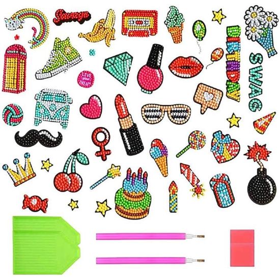 5D Diamond Painting Enfant Broderie Diamant Kit Strass Complet Peinture ...