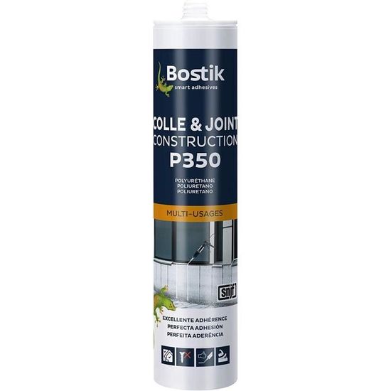 Mastic Multi-Usages Spécial Construction Labélisé SNJF, 300 ml, Noir ...