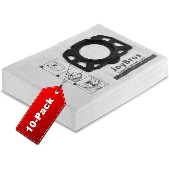 10 Pièces Sacs Pour Karcher Wd2 Plus Wd3S Wd 3 S Wd 3 V Kfi 357 Kwd 1-3 ...