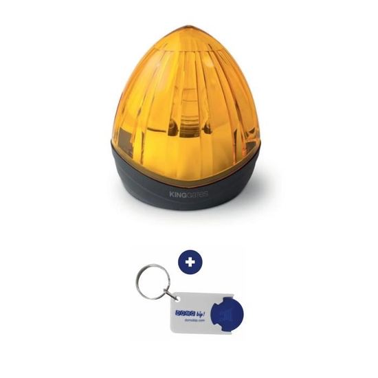 Feu clignotant King Gates Idea Led + 1 porte-clés Domobip - Cdiscount Auto