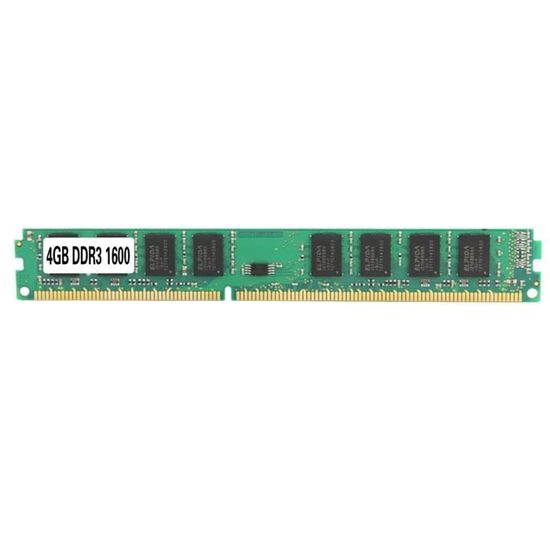 MéMoire RAM DDR3 4G 1600 MHz 240 Broches Barre de MéMoire de Bureau ...