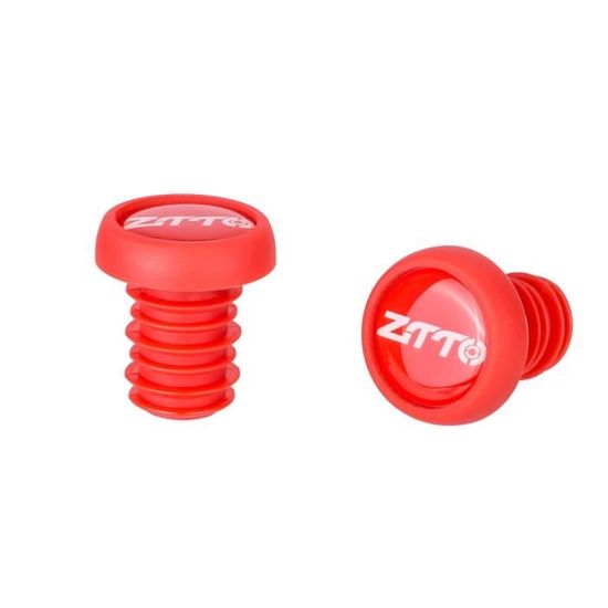 GUIDON,Red--embouts de guidon de vélo en Gel de silice colorés ...