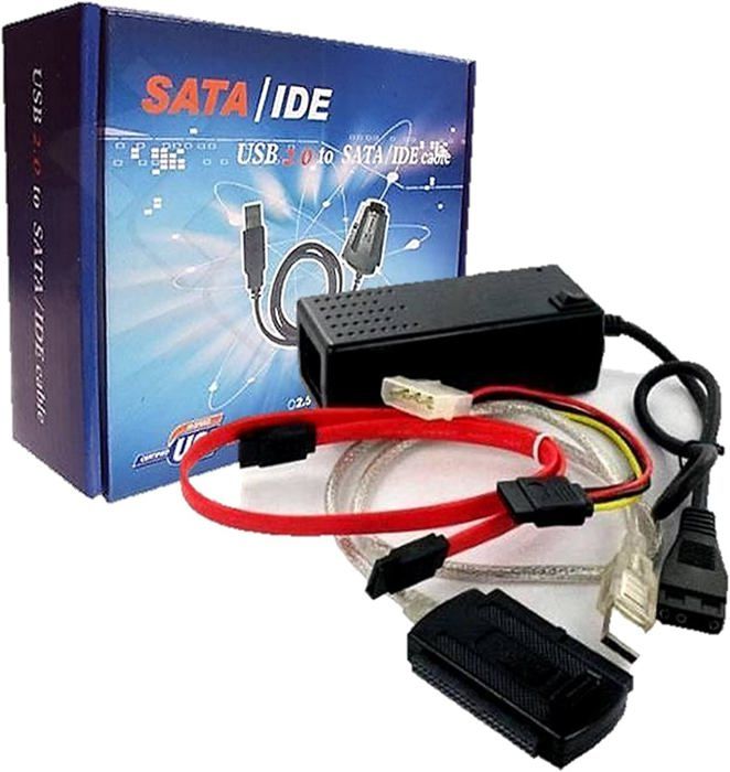 Adaptateur Ide Sata 2,5" 3,5" Câbles Usb Pour Disque Dur Cd Dvd Ssd ...