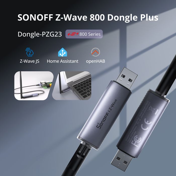 SONOFF Dongle USB Z-Wave 800 Plus | Dongle-PZG23 - Cdiscount Informatique