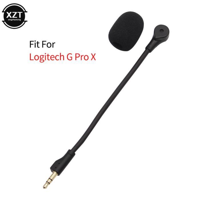 Un Microphone de jeu Logitech G Pro X, avec Boom de 3.5mm, casque de ...