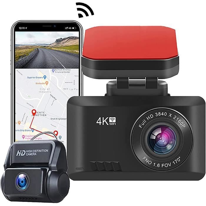 Caméra De Voiture Avant Et Arrière Dashcam avec Grand Angle De 170 ...