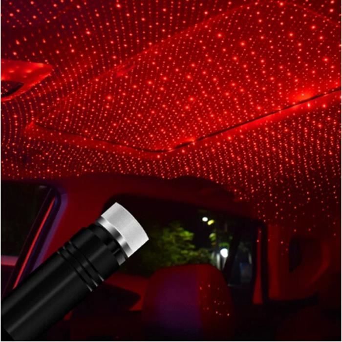 La couleur rouge Projecteur LED USB pour toit de voiture, veilleuse ...