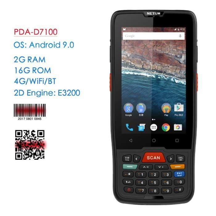 Imprimante Autre PDA-7100 - AUTREMENT - Thermique - Wi-Fi - Certification CE, FCC, ROHS ...