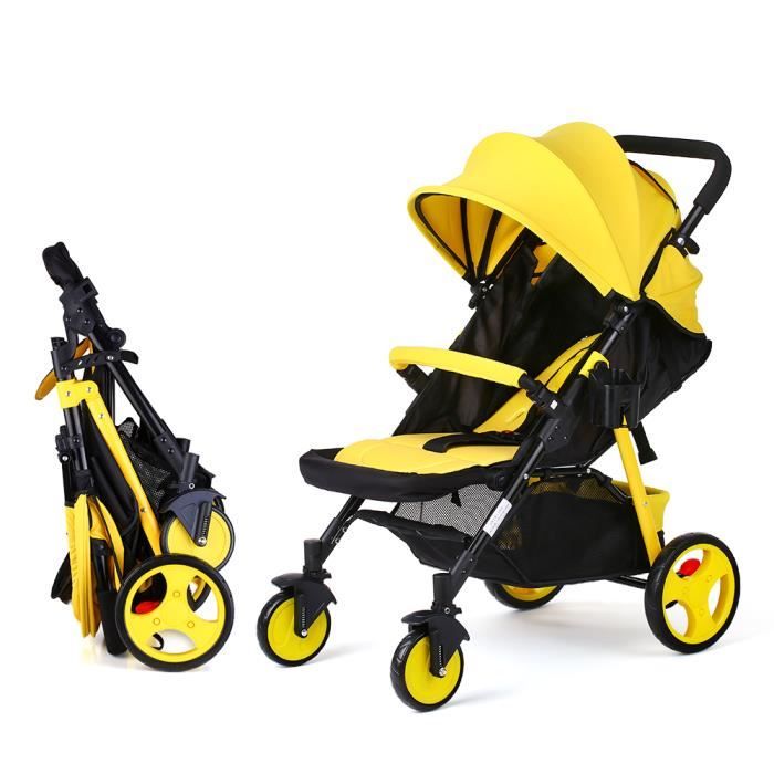 Poussette, pliable rapidement, accoudoir amovible, harnais 5 points ...