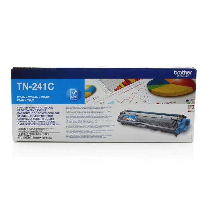 Brother MFC-9140 CDN - Original Brother TN-241C - Cartouche de Toner ...