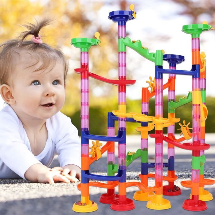 Creative DIY Marble Race Run Maze Balls Track Blocks Jouets éducatifs ...