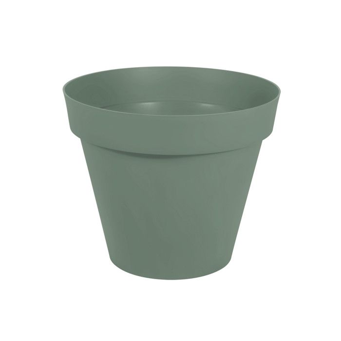 Pot de fleur rond Toscane Ø 100 x H.79 cm - Vert laurier - Eda ...