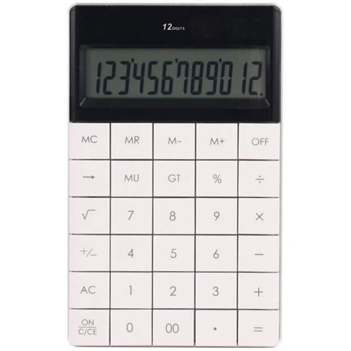 Calculatrice de bureau électronique - E.F.CONNECTION - Grand format ...