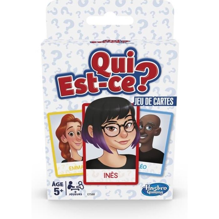 QUI EST-CE ? -Jeu de cartes - pour enfants - Cdiscount Jeux - Jouets