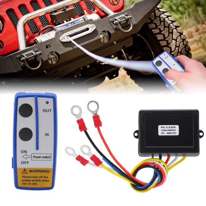 Salutuya Télécommande De Treuil Fil Kit De Télécommande Fil Universel
