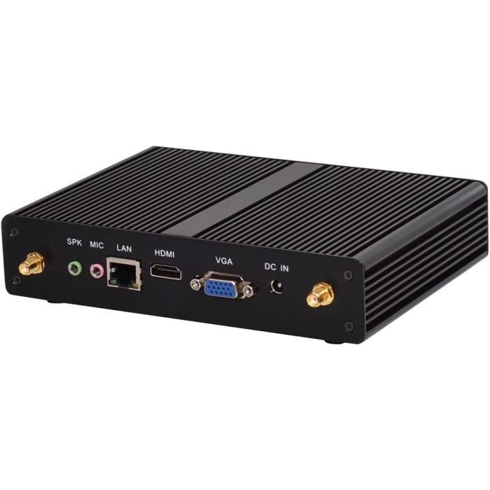 Fanless Mini Pc, Desktop Computer, Htpc, Kodi Box, Intel Core I3 4010Y ...