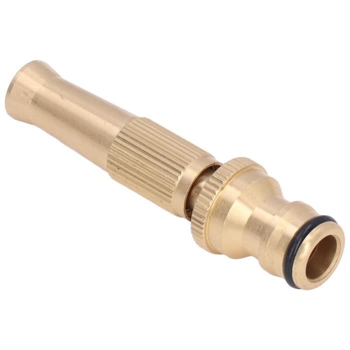 Buse de tuyau - YOSOO - Réglable - Laiton - Haute pression - Arrosage ...