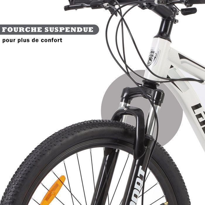 Vélo VTT VANKEL 28" – Tout Terrain 21 Vitesses Shimano, Freins à Disque ...