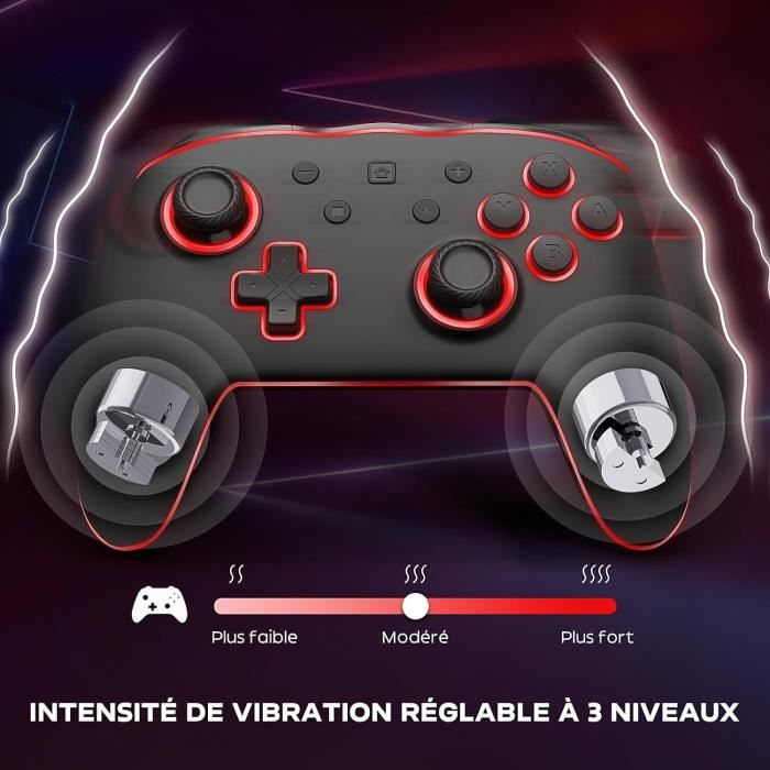 Manette Switch Pro Pour Switch-Lite-Oled, Manette Switch Sans Fil Pour ...