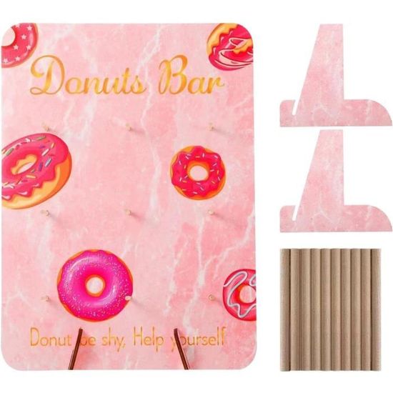 Présentoir à Beignets | Tableau d'affichage de Beignets en Bois | Donut ...