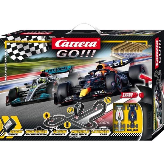 Circuit de course électrique CARRERA GO!!! Formule 1 Mercedes et Red ...