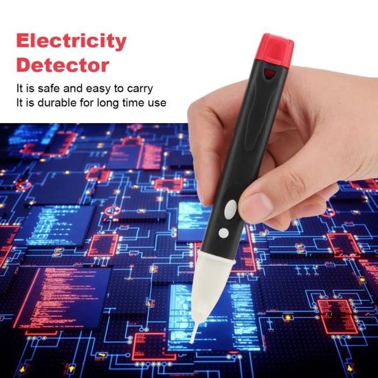 Duokon Crayon de test Broche de Test Rouge, Contact, Testeur de Tension ...