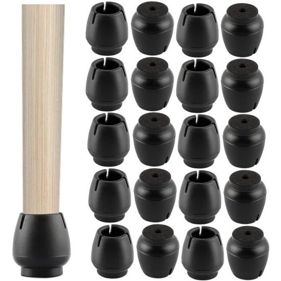 40pcs Protection Pied de Chaise en Silicone, Couvre-Pied de Meuble ...