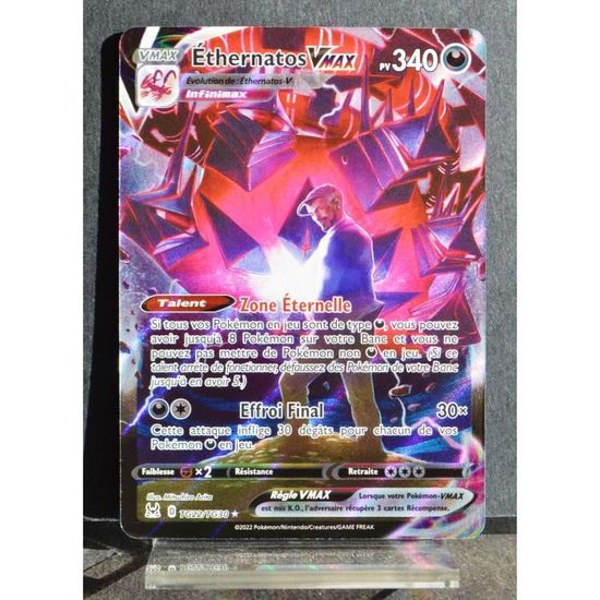 Carte Pokémon Éthernatos VMAX 340 PV TG22-TG30 EB11 - Origine Perdue ...