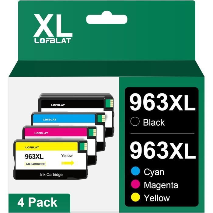 963XL Cartouches d'encre Remplacement HP 963XL Multipack 963 XL pour HP ...