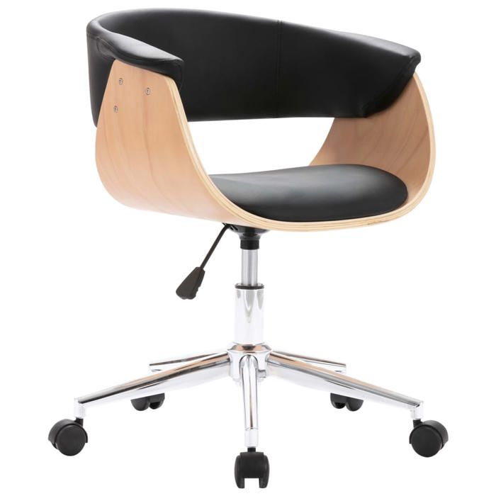 Chaise fauteuil siege pivotante de bureau informatique etude bois ...
