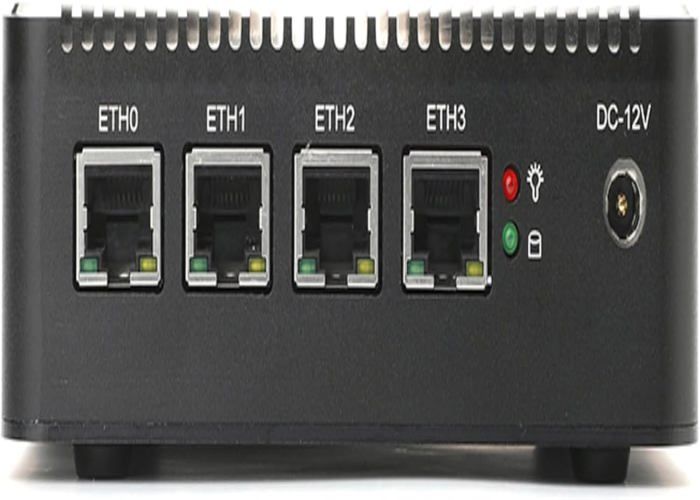 U J4125 Quad Core Firewall Micro Appliance,Mini Pc,Nano Pc,Router Pc With 8G Ram 128G Ssd,4 Rj45 ...