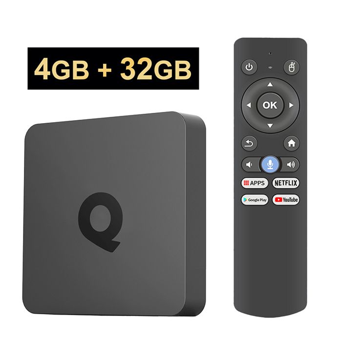 Q1 Android 10 Smart Home cinéma TV Box Allwinner H313 Google Assistant ...