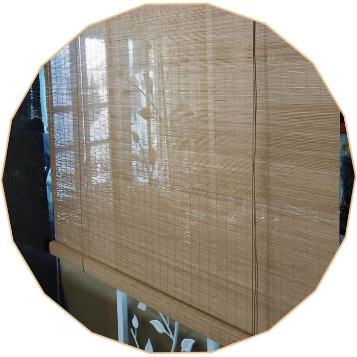 Store En Bambou ,Store Enrouleur En Bambou Opaques,Store À Rouleau Pare ...