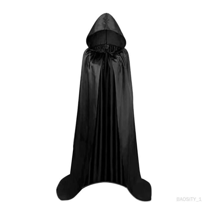 Cape d'Halloween - - 140cm noir - Unisexe - Cdiscount Prêt-à-Porter