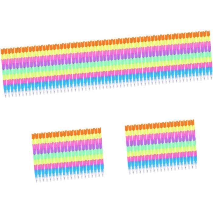 100 Pièces Crayons De Couleur Crayon D'École Crayons Souples Empiler ...