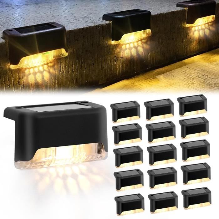 Lot De 16 Lampes Solaires, Eclairage Led Lumiere Solaire Exterieur, Ip65 Étanche, Éclairage Pour ...