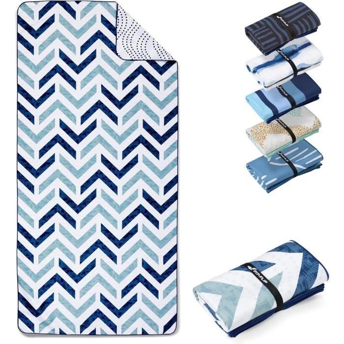 Serviette De Plage Microfibre - Fine Et Légère - À Séchage Rapide ...