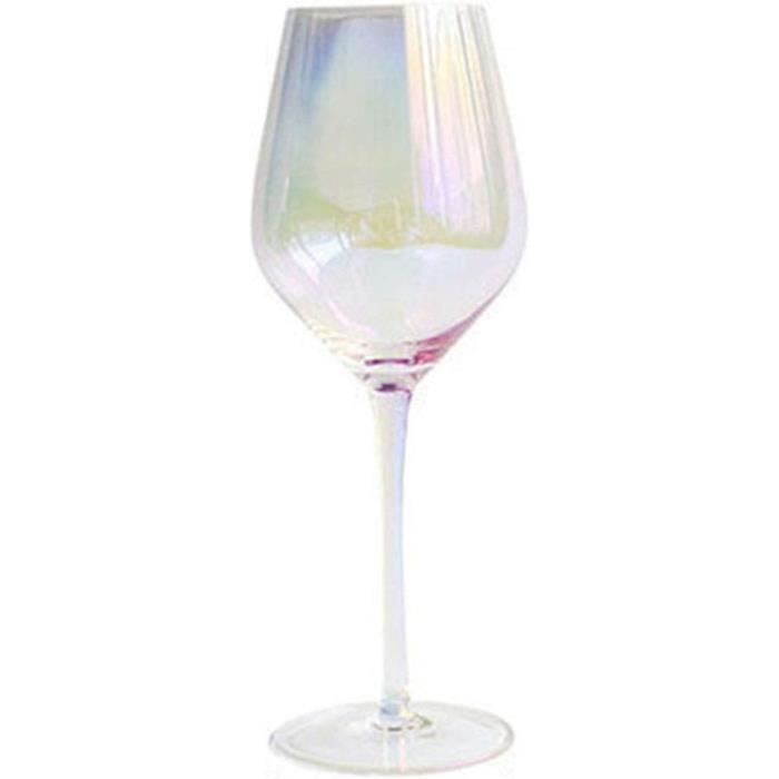 Arc-en-Ciel Verre Verre gobelets de vin de vin de vin coloré de jus de ...