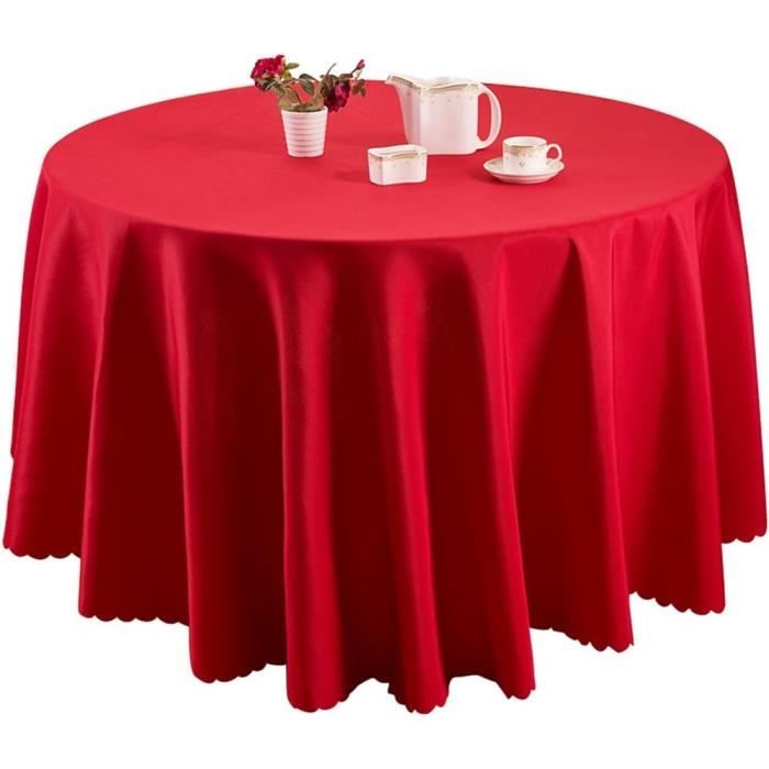 Nappe De Table Nappe Infroissable Anti Tache Décoration De Table Pour ...