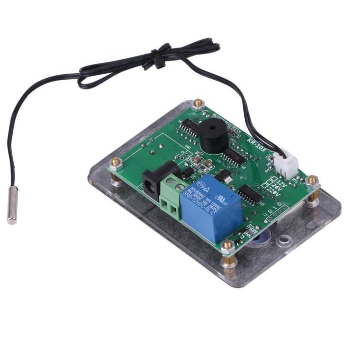 12V Digital Temperature Controller 10A Thermostat Control Switch With ...