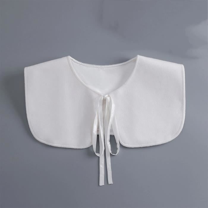 Faux col à revers - Vintage - Femme - Polyester - Nylon - Détachable ...