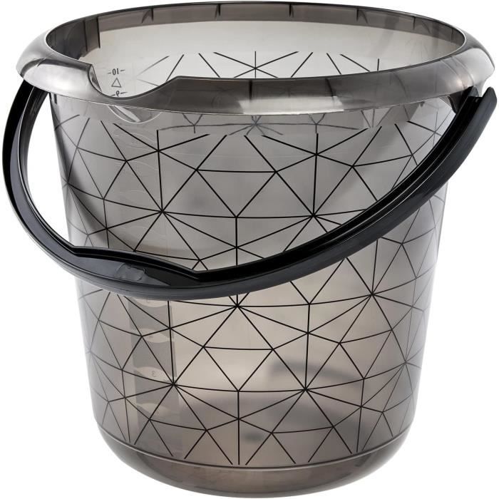 Seau Avec Graduation Intégrée Et Poignée Ergonomique, 10 L, Ilvie ...