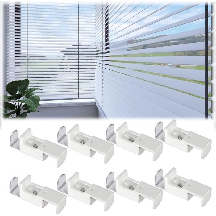 Lot De 8 Support De Fixation Pour Stores Montage Sans Perçage Pour De ...