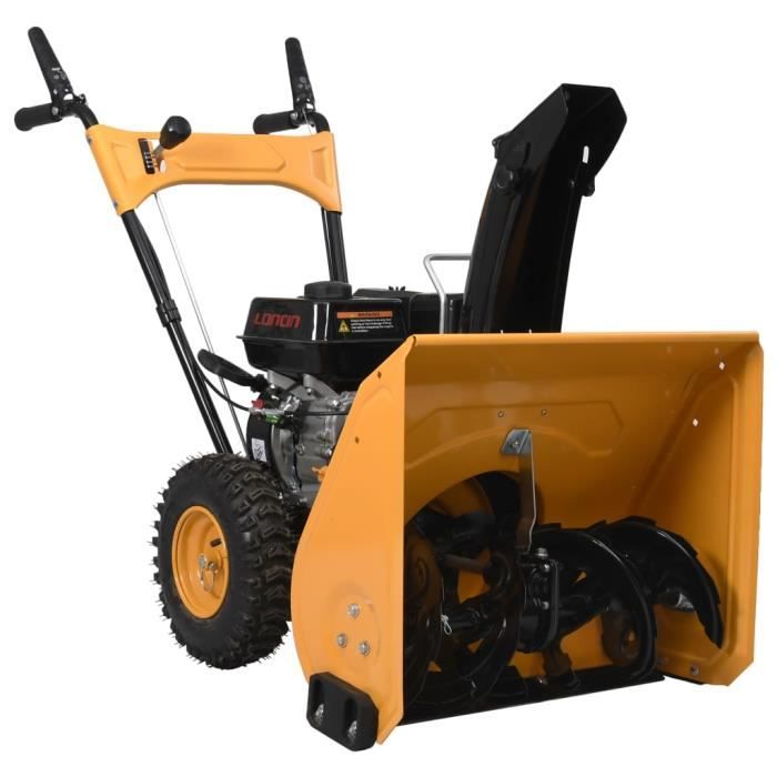 MEN® Souffleuse à neige 6,5 ch Jaune et noir 92431 - Cdiscount Jardin