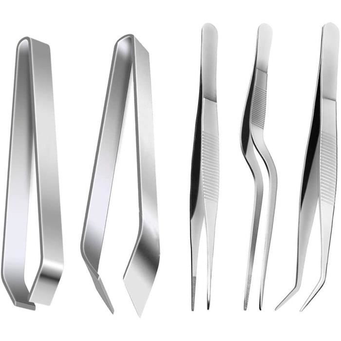 Pince - Limics24 - Pinces Cuisine Acier Inoxydable À Epiler Plate ...